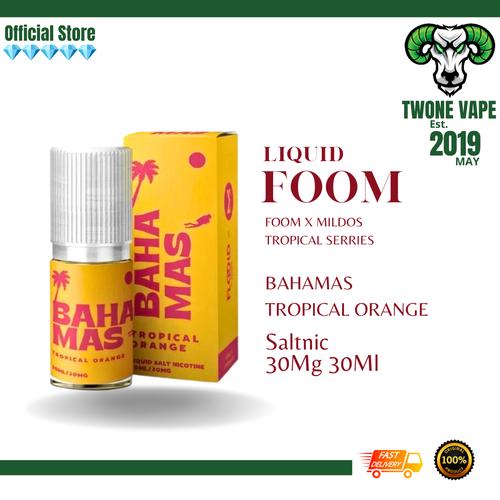 Jual Liquid Foom Bahamas Tropical Orange Salt Nic 30ML by Foom x Mildos ...