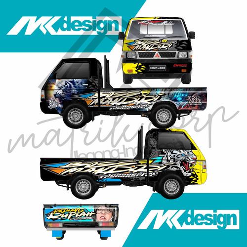 Jual Stiker Decal Full Body L300 Stiker Printing Desain Bisa Request ...