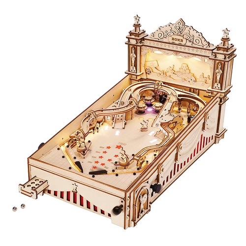 Promo Robotime EG01 3D Pinball Machine 3D Wooden Puzzle Cicil 0% 3x ...