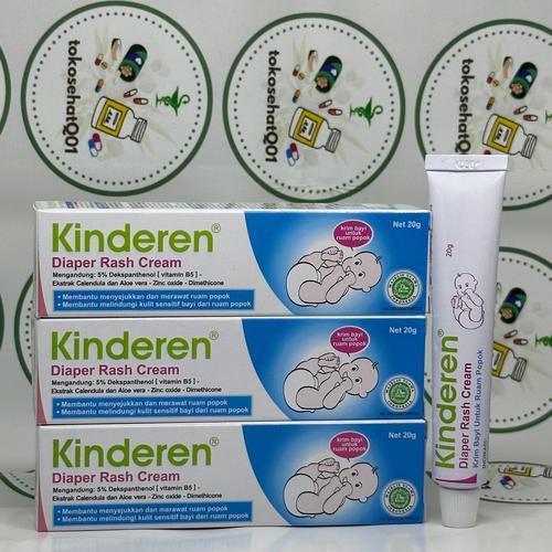 Jual Kinderen Diaper Rash cream 20gr / Krim Ruam Popok - Kota Tangerang ...