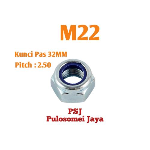 Jual Mur Nylon / Lock Nut M22 Galvanis - Kota Tangerang - PULO SOMEI ...