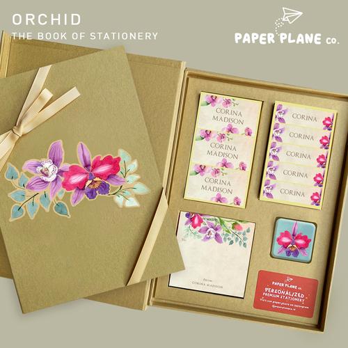 Jual Mini Stationery Sticker Gift Set "Orchid" Hadiah Kado Hampers ...