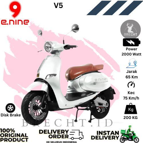 Jual Sepeda Motor Listrik E NINE V5 and V5S By E-Nine Scooter Matic ...