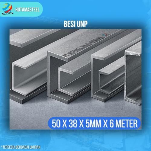 Jual Besi UNP5 SNI 50x38x5mmx6M - Jakarta Barat - Hutama Steel | Tokopedia