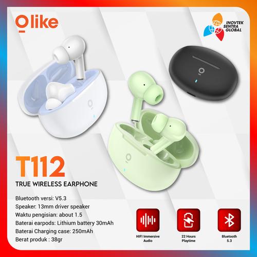 Promo Olike T112 TWS Wireless Bluetooth Earphone Earbuds Garansi Resmi ...