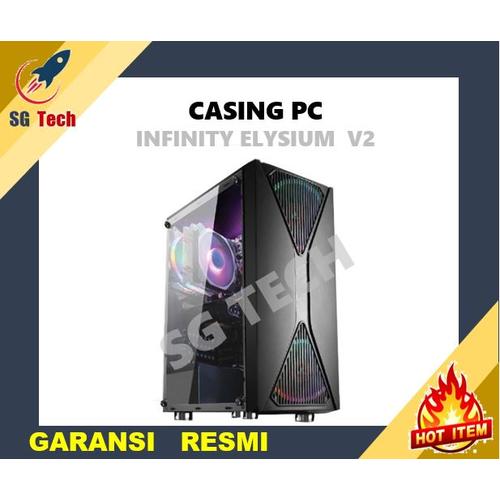 Jual CASING PC Infinity Elysium V2 (mATX, ATX) - NO FAN - Jakarta Pusat ...