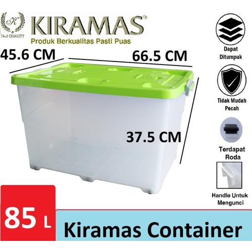 Jual Kiramas Kontainer Box / Kontainer Plastik Transparan 85 Liter B85 ...