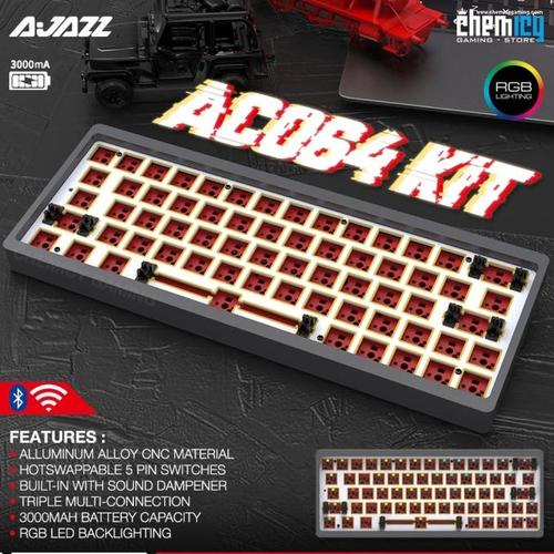 Jual Ready! Ajazz Ac064 / Ac-064 65% Diy Kit Rgb Mechanical Gaming ...