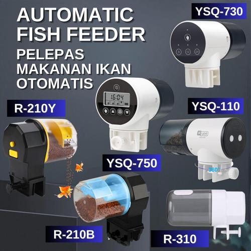 Jual Dispenser Makanan Ikan Otomatis Auto Fish Feeder Aquarium Food ...