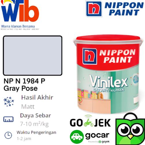 Jual CAT INTERIOR NIPPON PAINT VINILEX 5KG - GRAY PROSE N 1984P - Kota ...