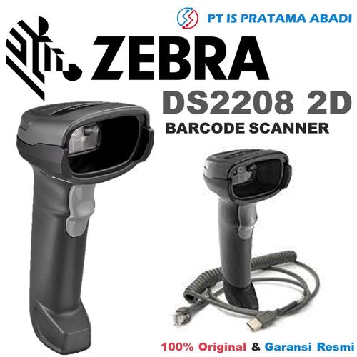 Jual Scanner Barcode Zebra DS2208 1D/2D GARANSI RESMI ZEBRA 1 TAHUN ...