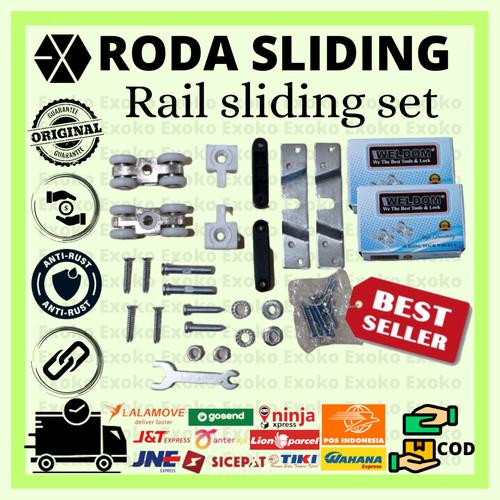 Jual Roda Sliding Geser | Roda Pintu Rail Sliding - Jakarta Barat ...