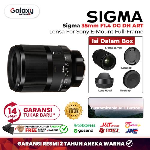 Promo Lensa Sigma 35mm f1.4 DG DN Art Lens for Sony FE Mount Garansi ...
