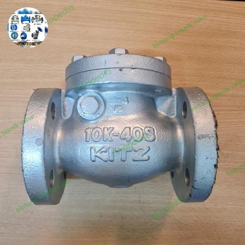 Jual check valve 1" inch kitz DN25 JIS 10K kitz fc flange - Jakarta ...