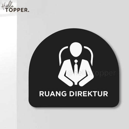 Jual Ruang Direktur Akrilik Tempel Dinding Papan Acrylic - Halfround ...