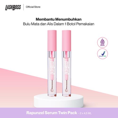 Promo Twin Pack! Lash Boss Rapunzel Serum | Serum Bulu Mata dan Alis ...