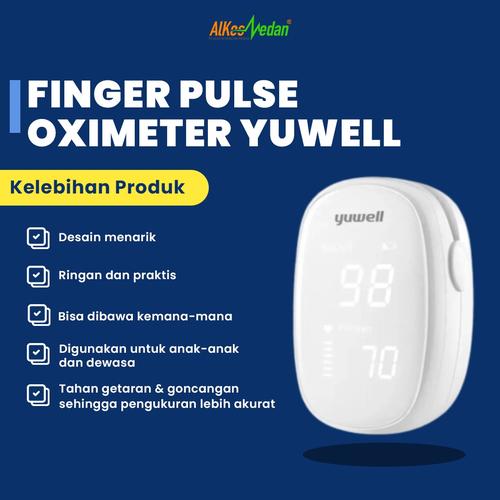 Jual FINGER PULSE OXIMETER YUWELL ORIGINAL SATURASI OKSIGEN OXYMETER ...