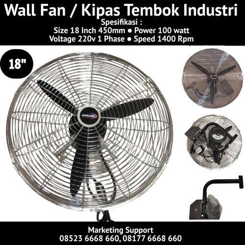Jual Wall Fan 18" Kipas Angin Dinding Industri 18 Inch Evaporate Motor ...