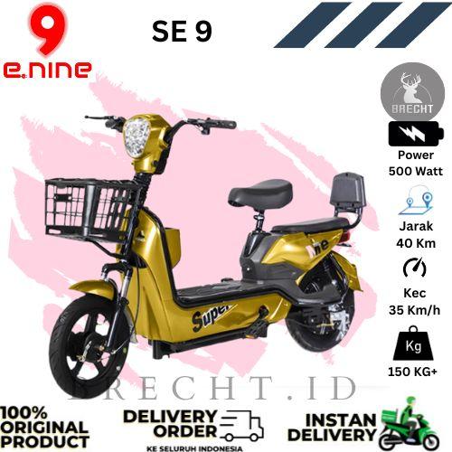 Jual Sepeda Listrik E-NINE SE-9 500 Watt E NINE SE 9 - Kuning - Kota ...