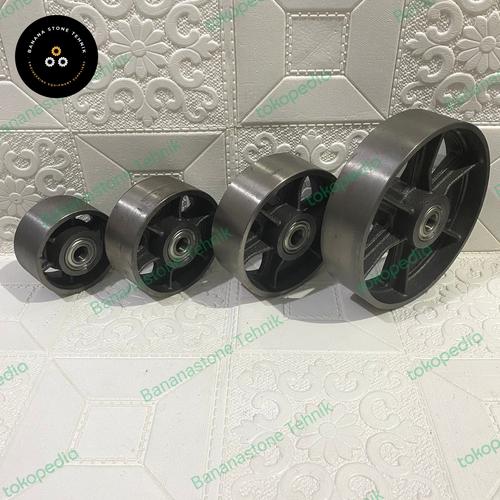 Jual Roda Besi Wheel Only Heavy Duty HD Troli Trolley 4" inci 5" 6" 8 ...