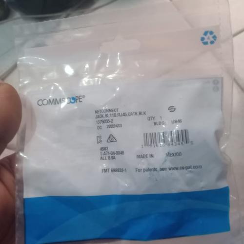 Jual Commscope Modular Jack Cat6 SL Series Outlet Data cat 6 AMP ...