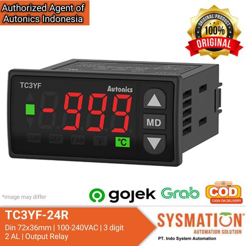 Jual Autonics TC3YF-24R Temperature Controller - ISA - Kota Depok - Indosystem Automation ...