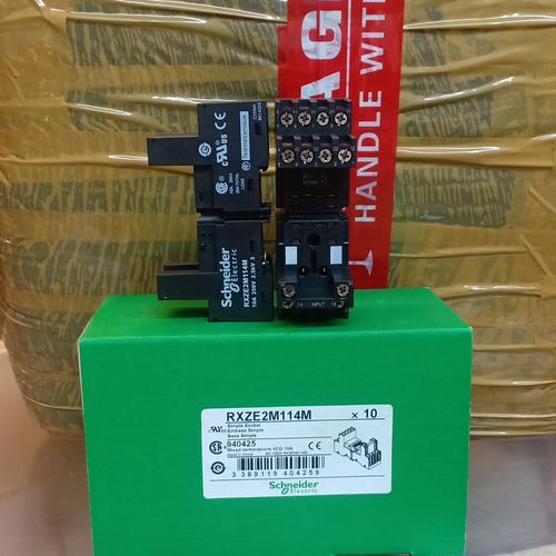 Jual socket relay schneider 14 pin 14 kaki RXZE2M114M original - Kota ...
