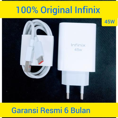 Jual INFINIX Charger 45W Zero X Pro 20 Note 30 5G GT10 Pro Original 100 ...