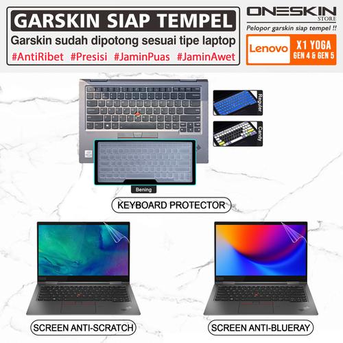 Jual Garskin Laptop Keyboard Screen Protector Lenovo Thinkpad X1 Yoga ...