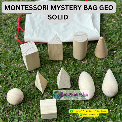 Jual Montessori mystery bag 3D geometric solid / stereognostic bag - 3d ...