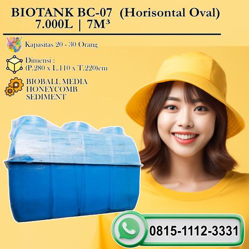 Jual TANGKI BIOTANK FIBER KAPASITAS 7000 LITER 7M3 / BIOTECH - Kab ...