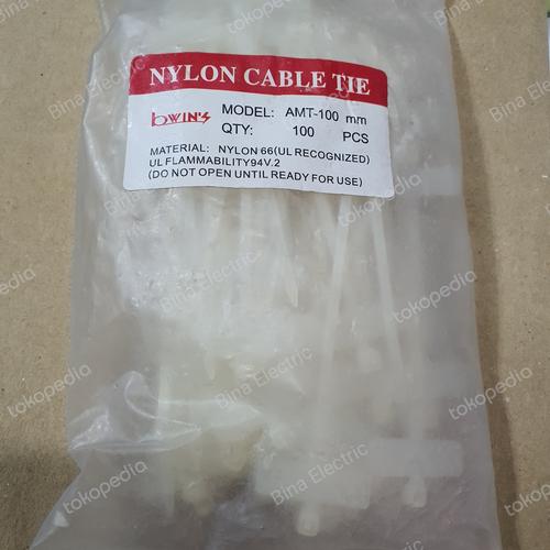 Jual Kabel Ties Label 100mm 10cm Tebal 2.5mm / Ties Label 10 cm ...