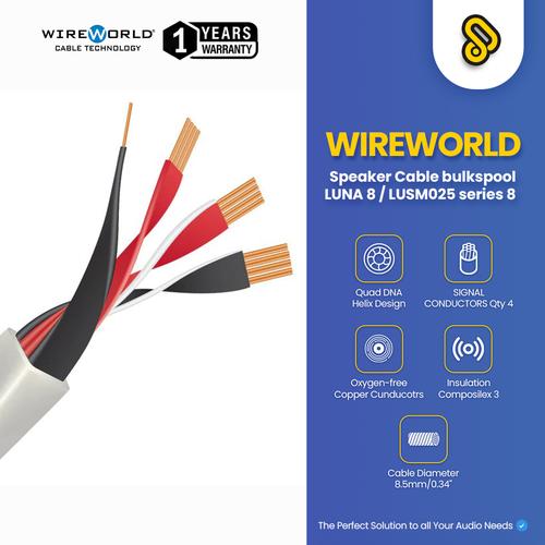 Jual Wireworld Speaker Cable bulkspool LUNA 8 / LUSM025 series 8 - Kota Surabaya - Surya Audio ...