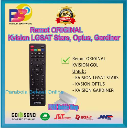 Jual REMOTE ORIGINAL KVISION GOL UNTUK LGSAT STARS / OPTUS / GARDINER ...
