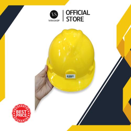 Jual Helm proyek / helm safety / safety helmet - Kuning / Yellow - Kab ...