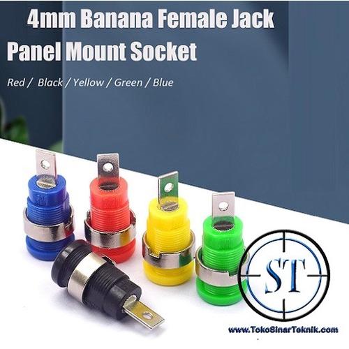 Jual Terminal Socket Banana Panel Mixed Plug 4mm Insulated Binding Post ...