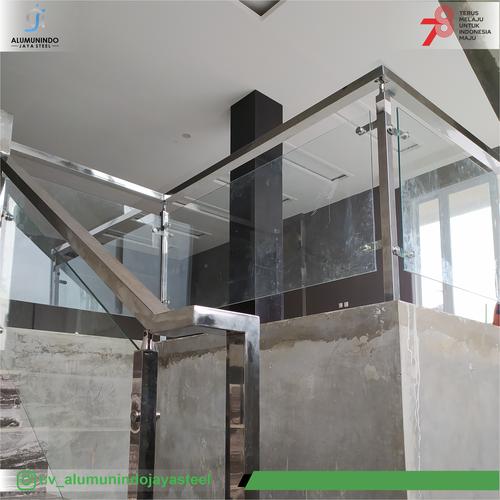 Jual Railing Tangga Stainless Kaca Tempered 10mm - Kota Bekasi - CV ...