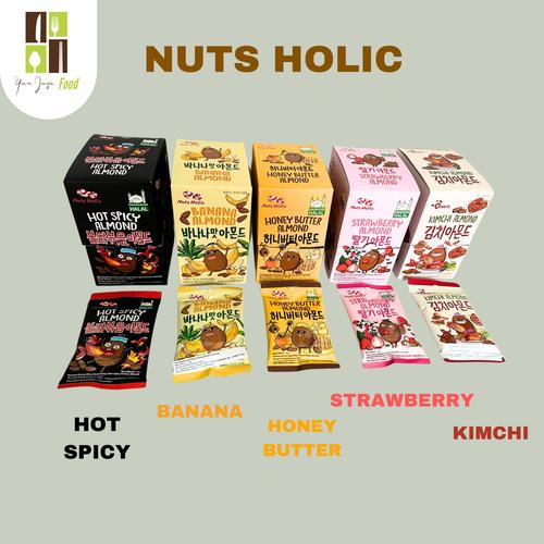 Jual KOKA Nuts Holic/Snack Kacang Almond/Makanan Ringan 5Varian 1 BOX ...