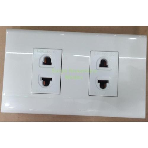 Jual Stop Kontak Universal Ganda / Double Tanam Panjang Panasonic WEJ ...