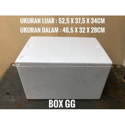 Jual Styrofoam Box GG 52,5 x 37,5 x 34cm / Box Foam / Box Packing ...