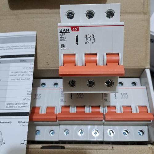 Jual MCB LS 3P 63A BKN C63A-6KA ORIGINAL - Kota Bandung - jaya bersama elektrik | Tokopedia