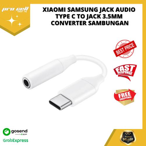 Jual XIAOMI SAMSUNG JACK AUDIO TYPE C TO JACK 3.5MM CONVERTER SAMBUNGAN ...