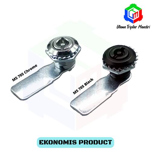 Jual Kunci Panel Cam Lock 705-2 Ekonomis - MS 705 CHROME - Kab ...