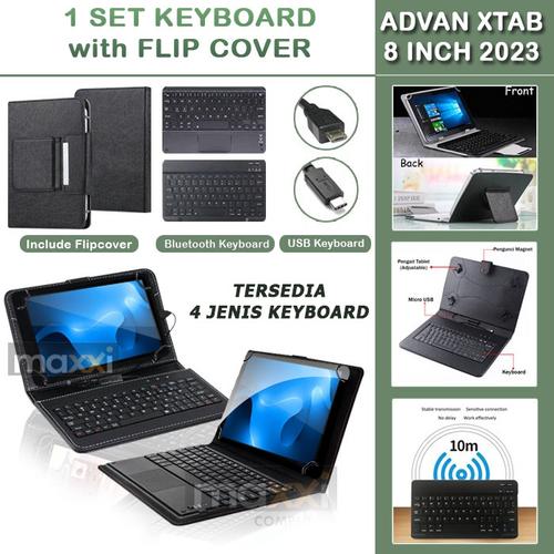 Jual Advan XTab Tablet 8 Inci Bluetooth Keyboard Keybord Kibord Case ...