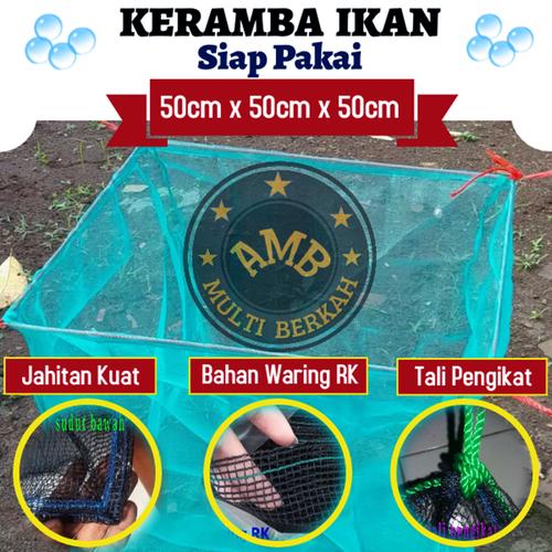 Jual Keramba Ikan Hapa Jaring Apung Ukuran 50cm x 50cm x 50cm - Waring ...