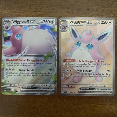 Jual Jigglypuff wigglytuff EX RR SR secret rare pokemon tcg sv2a ...
