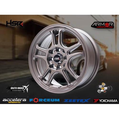 Jual Velg mobil hsr racing nx spo r14 lebar 6 et 35 pcd 4x100-114,3 smbrz - Kota Palopo - Armor ...