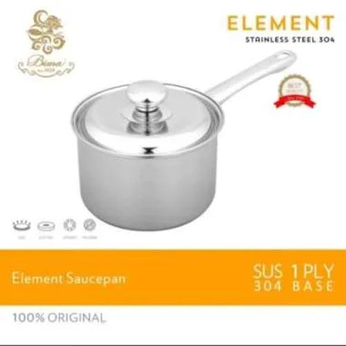 Jual Panci Susu Stainless Steel 16cm Bima Element Mpasi Sauce Pan ...