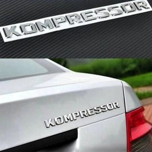 Jual Emblem Tulisan Kompressor Mercedes Benz / Emblem Bagasi Kompressor ...