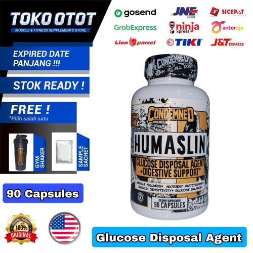 Jual Condemned Labz USA Humaslin 90 Caps 30serv Slin Glucose Disposal ...